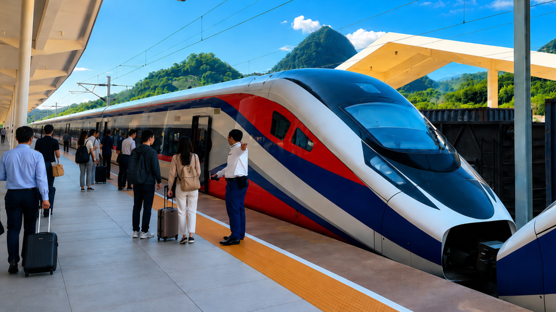 A scenic journey on Laos’ fastest train