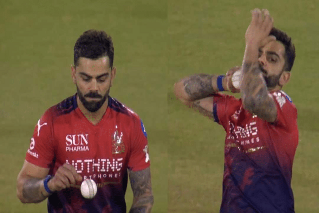 Watch: Virat Kohli tries his hand at bowling in IPL, video of him ...