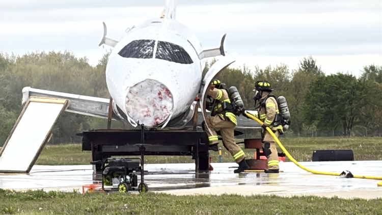 Smoke, fire and chaos at the airport: Inside GRR’s massive mock ...
