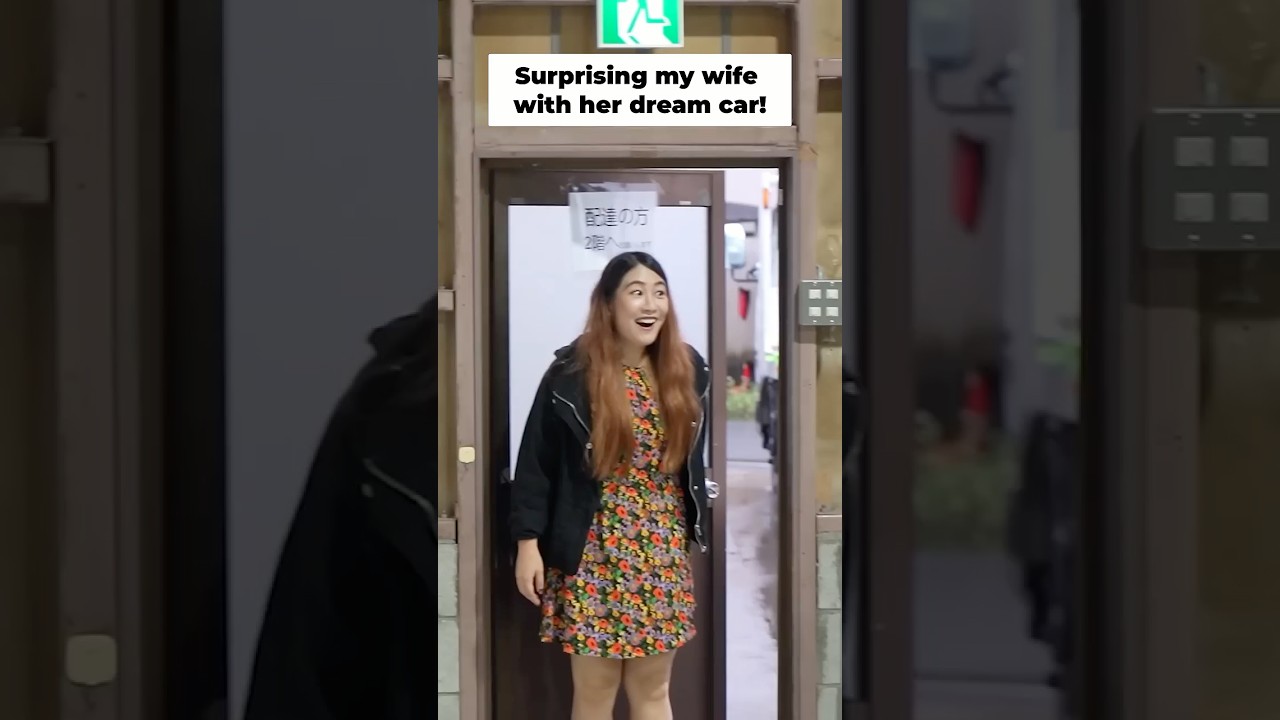 Surprised my wife with her dream car! You won't believe this reaction!