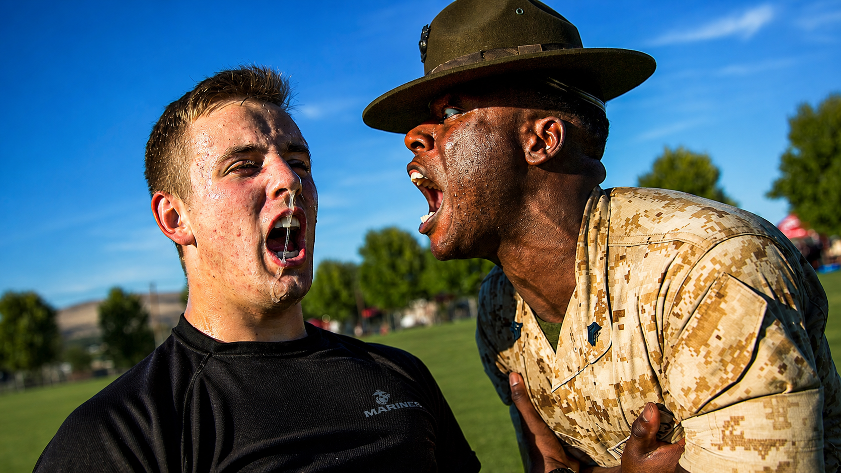 Marine recruits face the Crucible at Camp Pendleton