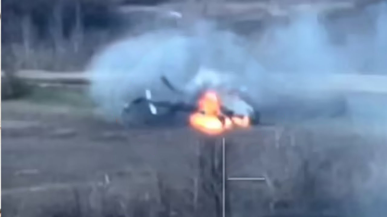 Massive explosion at Russian air base destroys helicopters far from ...