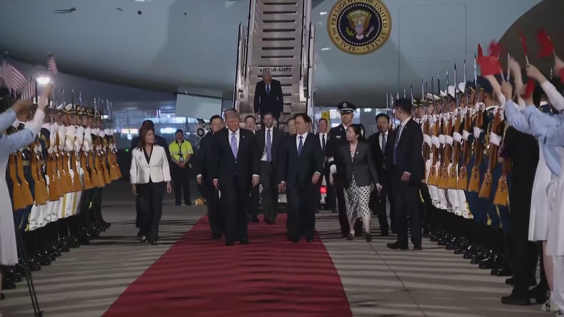Trump in China for official visit