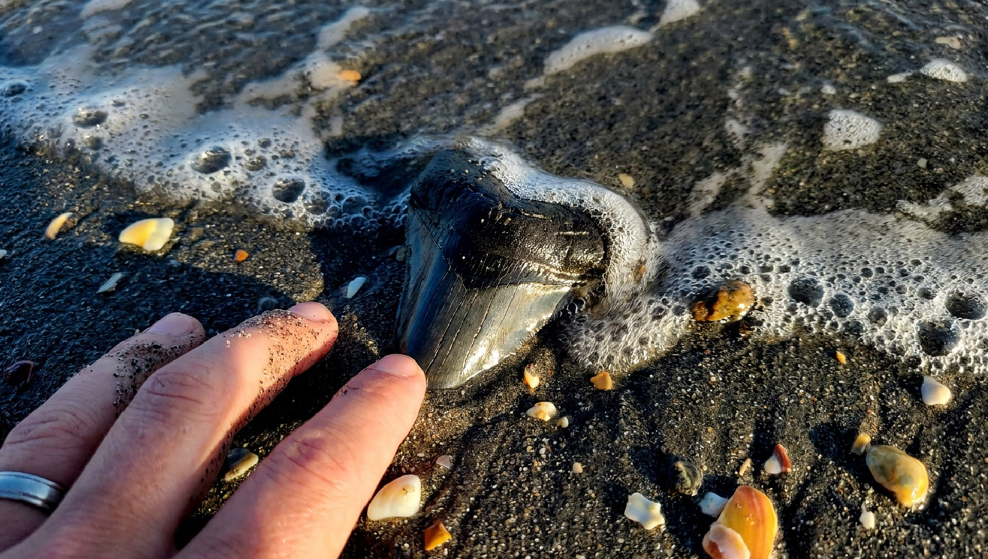 Florida’s beaches are still giving up teeth from ancient sharks