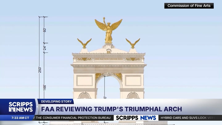 FAA reviews Trump’s proposed arch near Reagan Airport