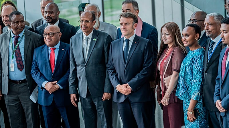 Macron in Addis Ababa: "African problems must be solved by Africa"