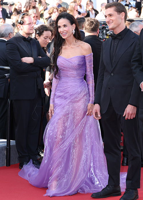 Demi Moore plays with dress code rules at Cannes Film Festival