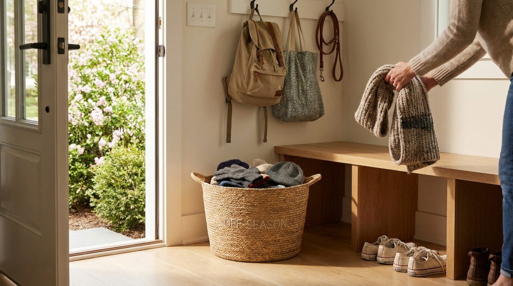 Mudroom season switches that can keep winter gear from crowding spring ...