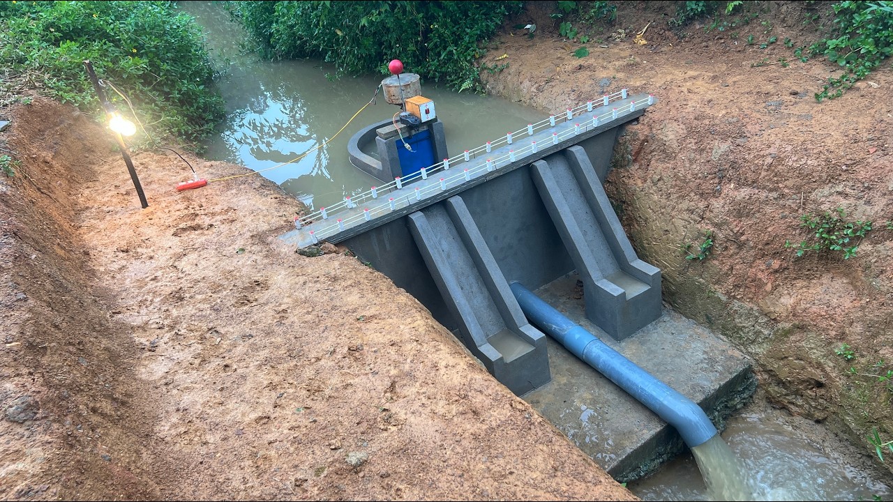 How to make a large 230V mini hydro plant