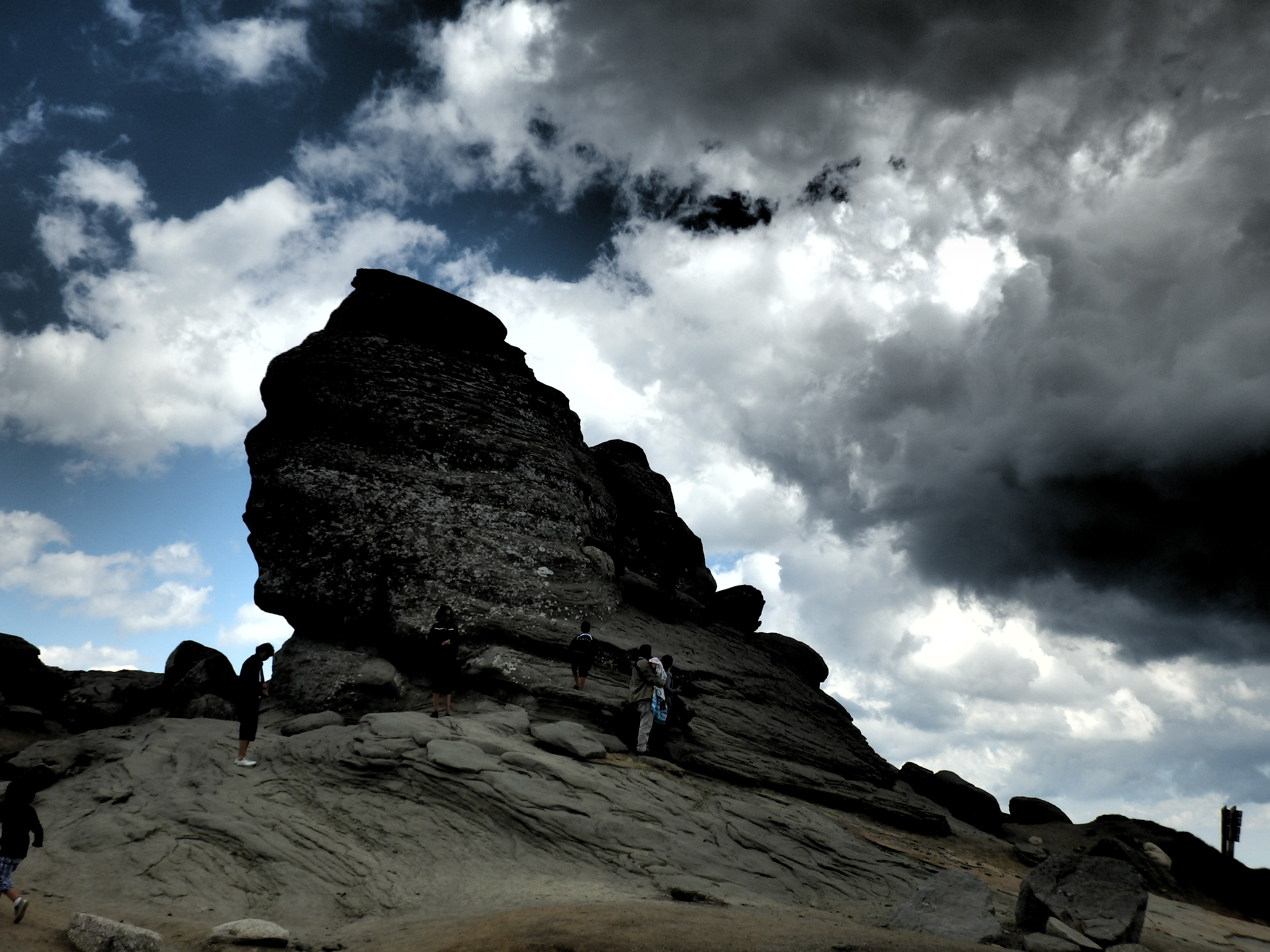 The Romanian rock formation that locals visit on November 28 each year ...