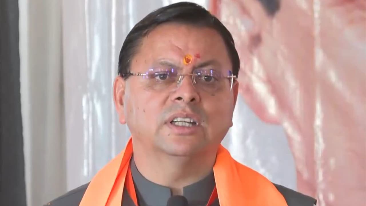 Uttarakhand CM Dhami urges energy saving, virtual meetings at BJP camp