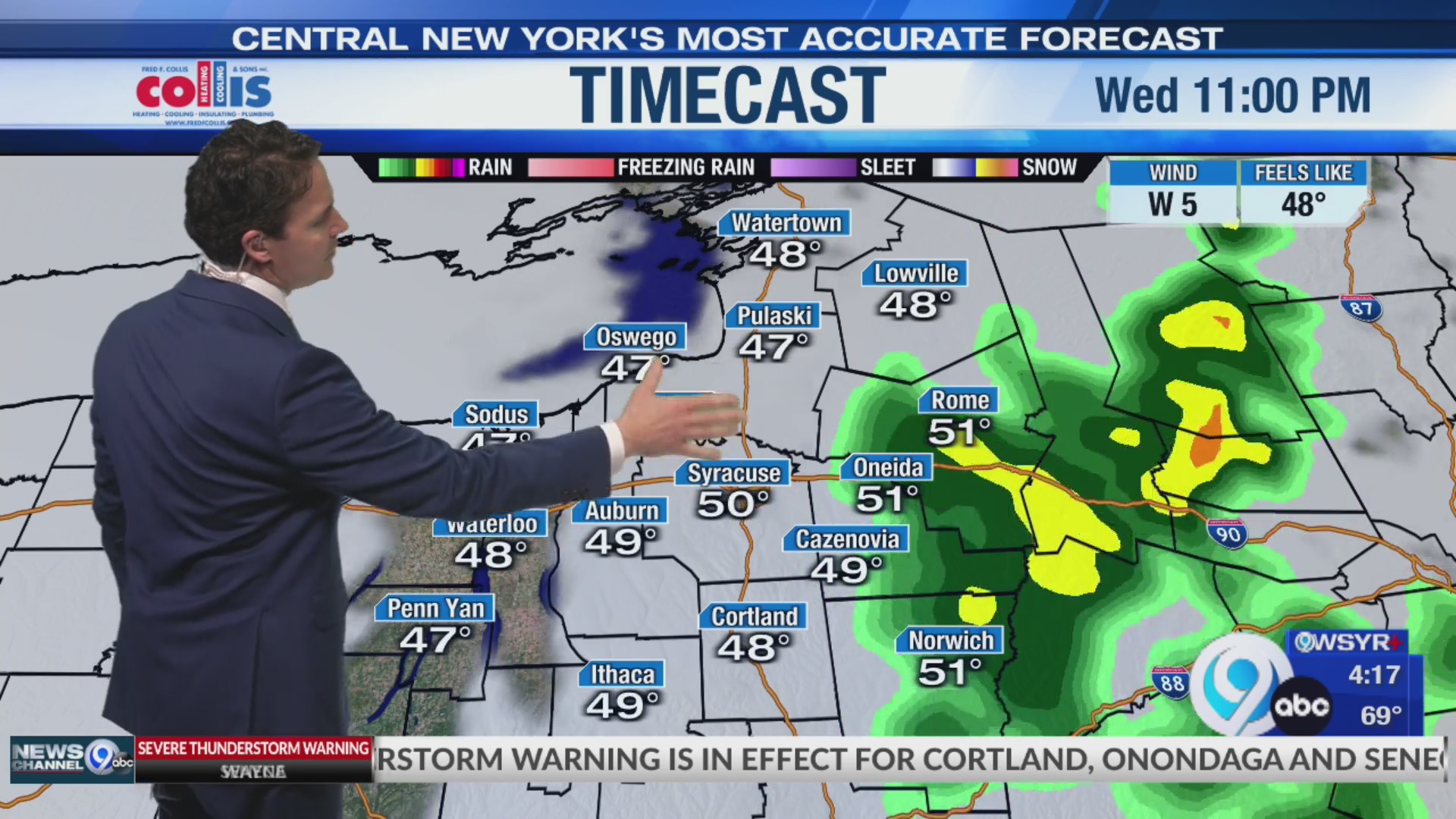 Storm team forecast: 4 pm Wednesday May 13th