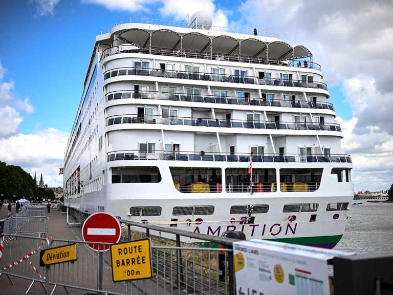 Passengers barred from leaving ship at French port after ...