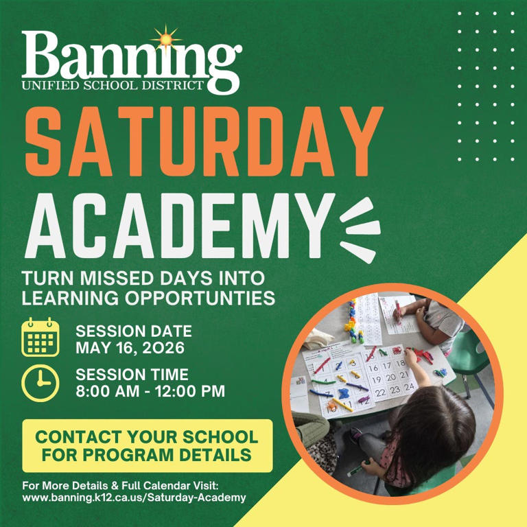 Last Banning USD Saturday academy for 2025/26 planned for this weekend