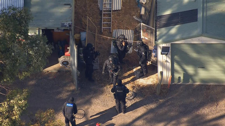 Two charged with weapons, drugs offences after police raid rural properties