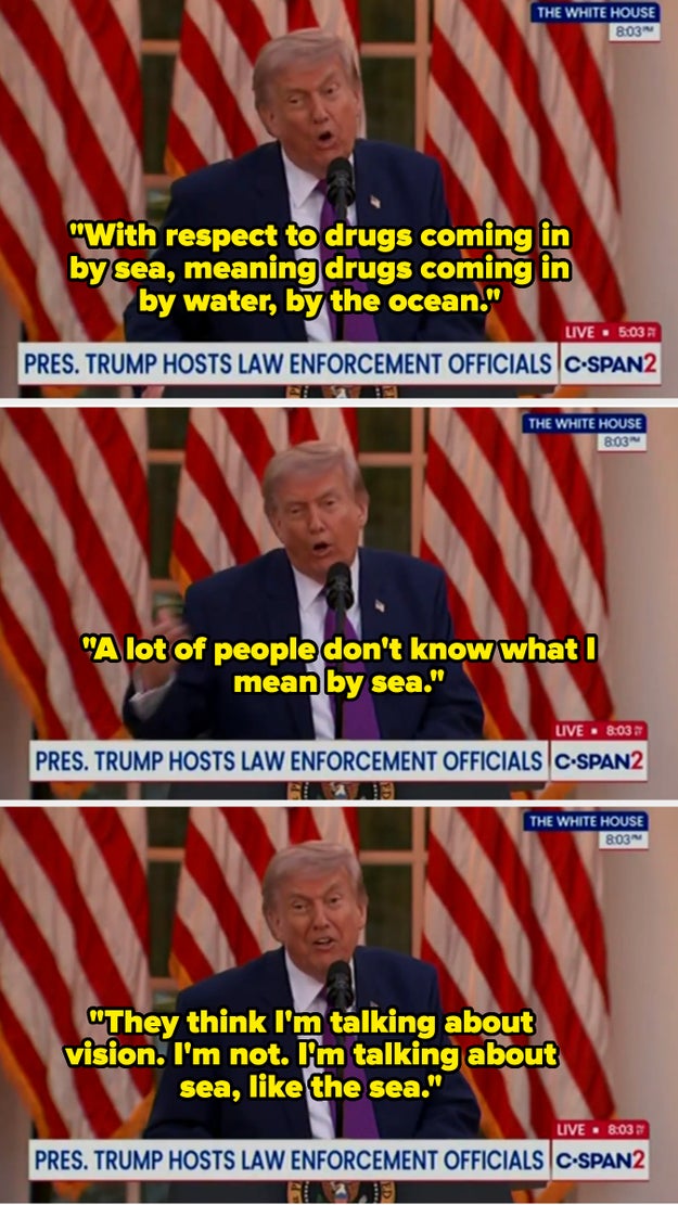 Take grandpa back to his room: People are mocking Trump after this speech