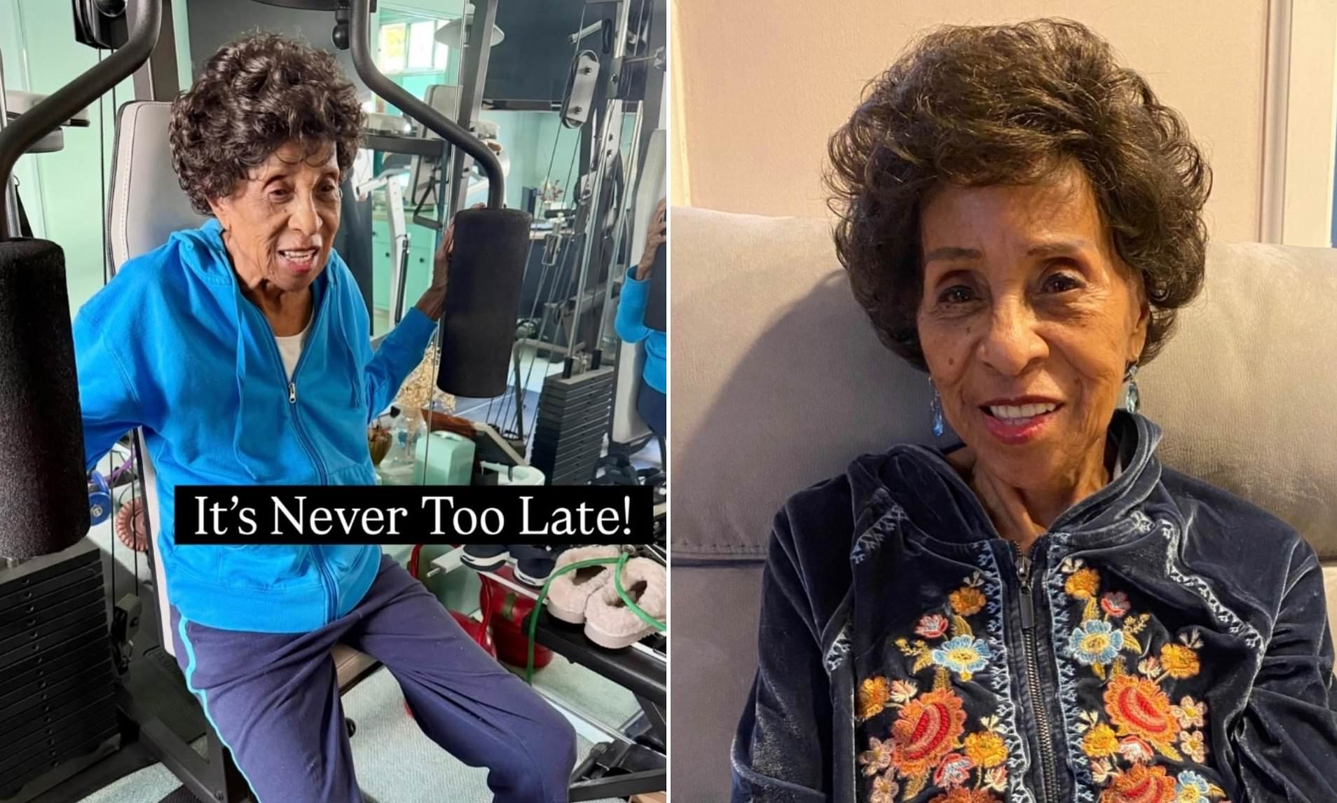 Iconic sitcom star shocks fans as she hits the gym at 94, 20 years ...
