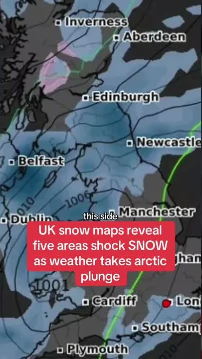 UK faces sudden Arctic snow blast #themirror #news