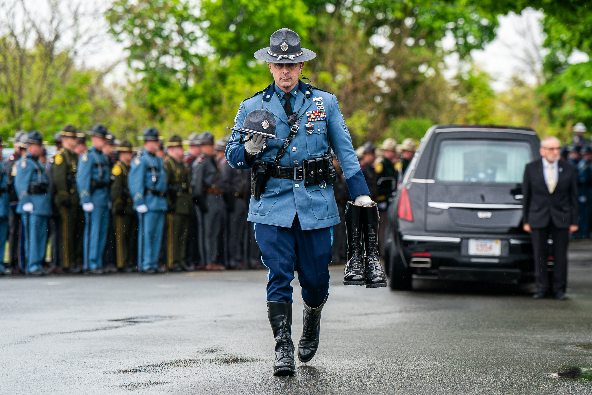 'We come together': Troopers from across US attend funeral for Kevin ...