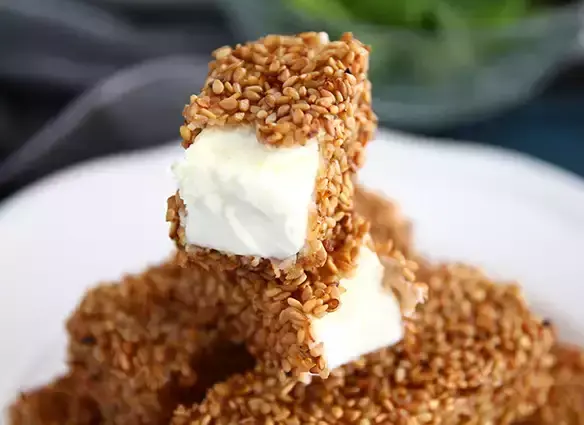 Bâtons de feta au sésame