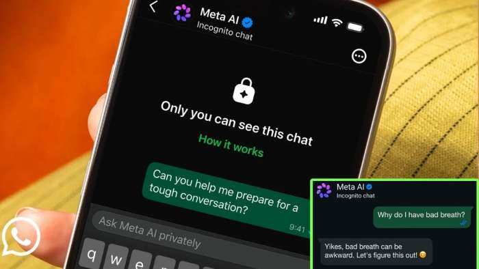 What WhatsApp's incognito chat with Meta AI feature is all about: How ...