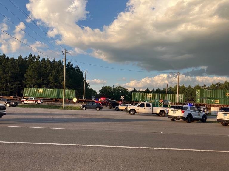 2 dead, child taken to hospital in Gurley train crash