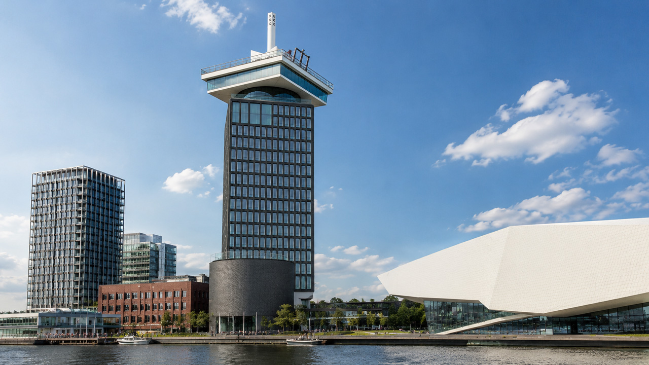 A’DAM Lookout and Eye Museum on Amsterdam waterfront