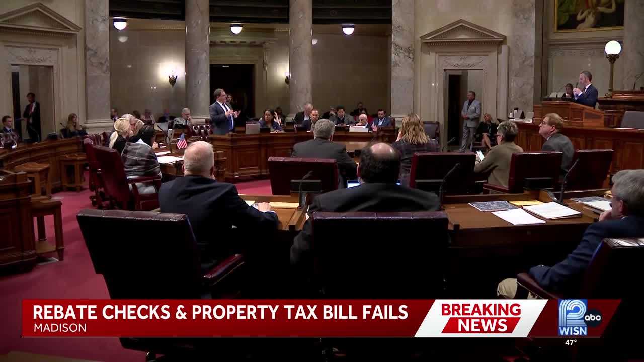 Rebate checks, property tax relief bill dies after late-night vote in ...