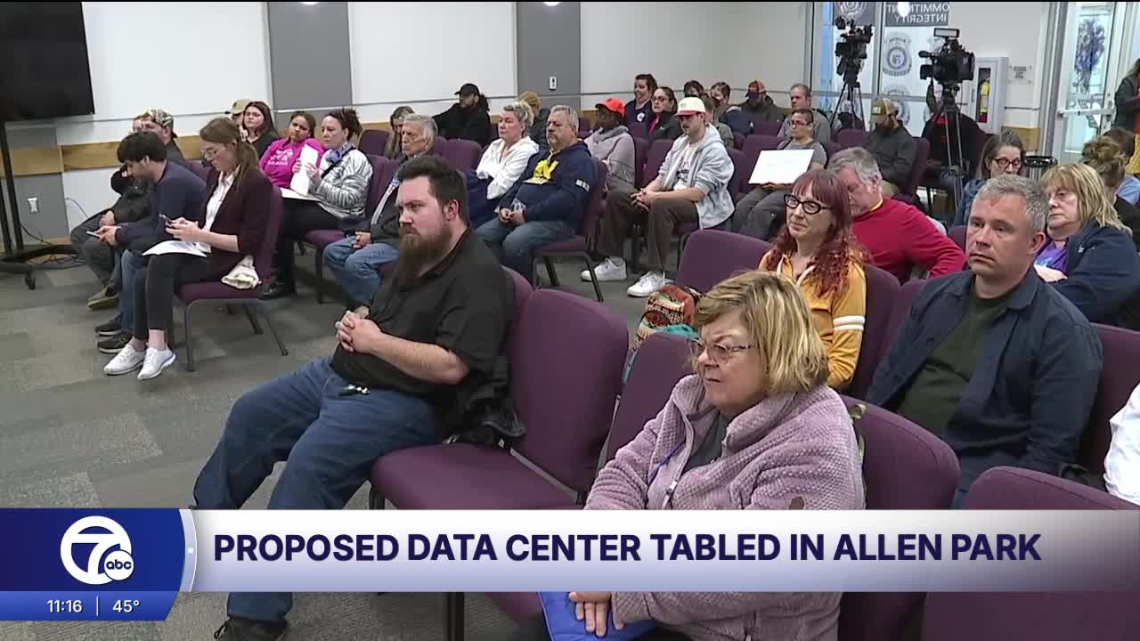Allen Park data center decision postponed for third time amid resident ...