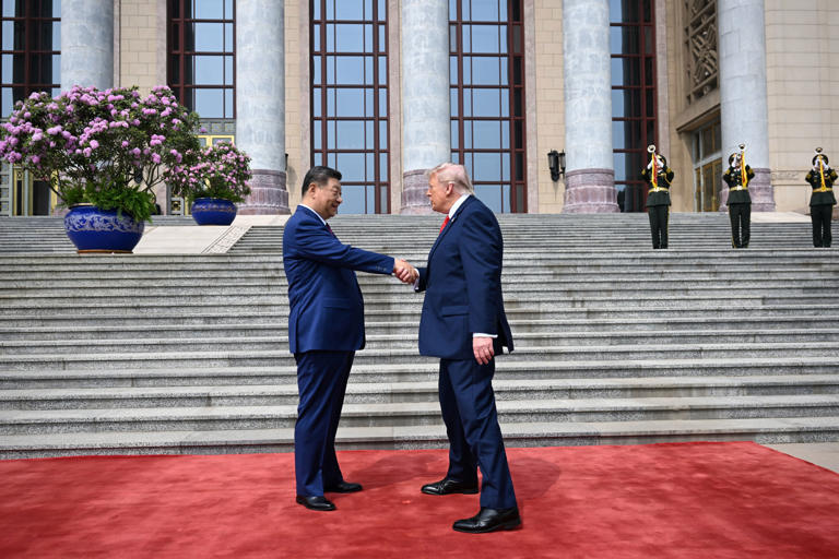 Trump grovels to ‘great’ Chinese leader in first key meeting in Beijing