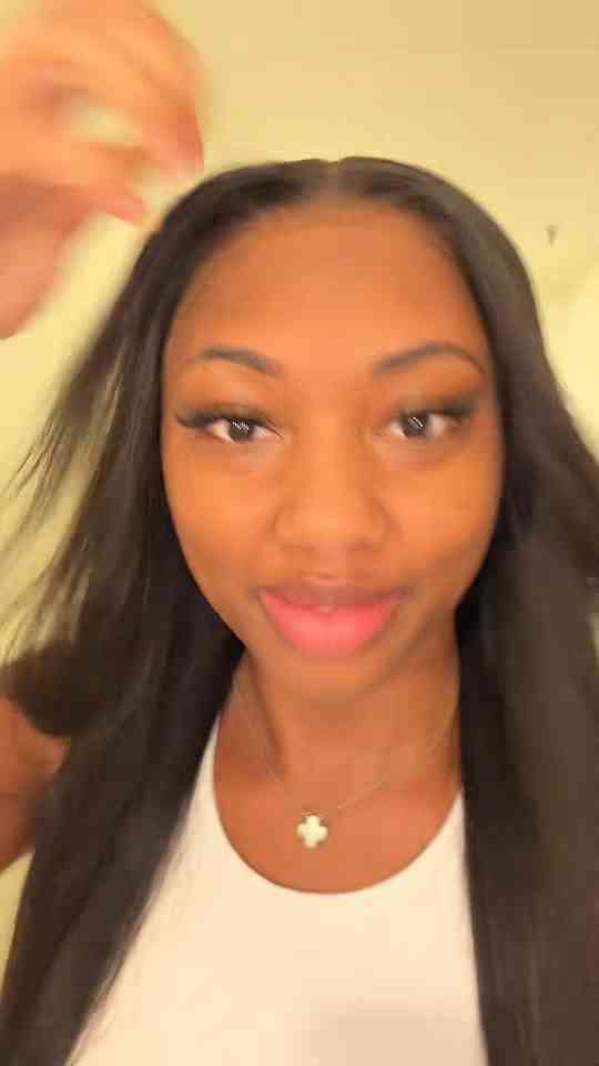 Natural looking lace wig with a beautiful outdoor finish