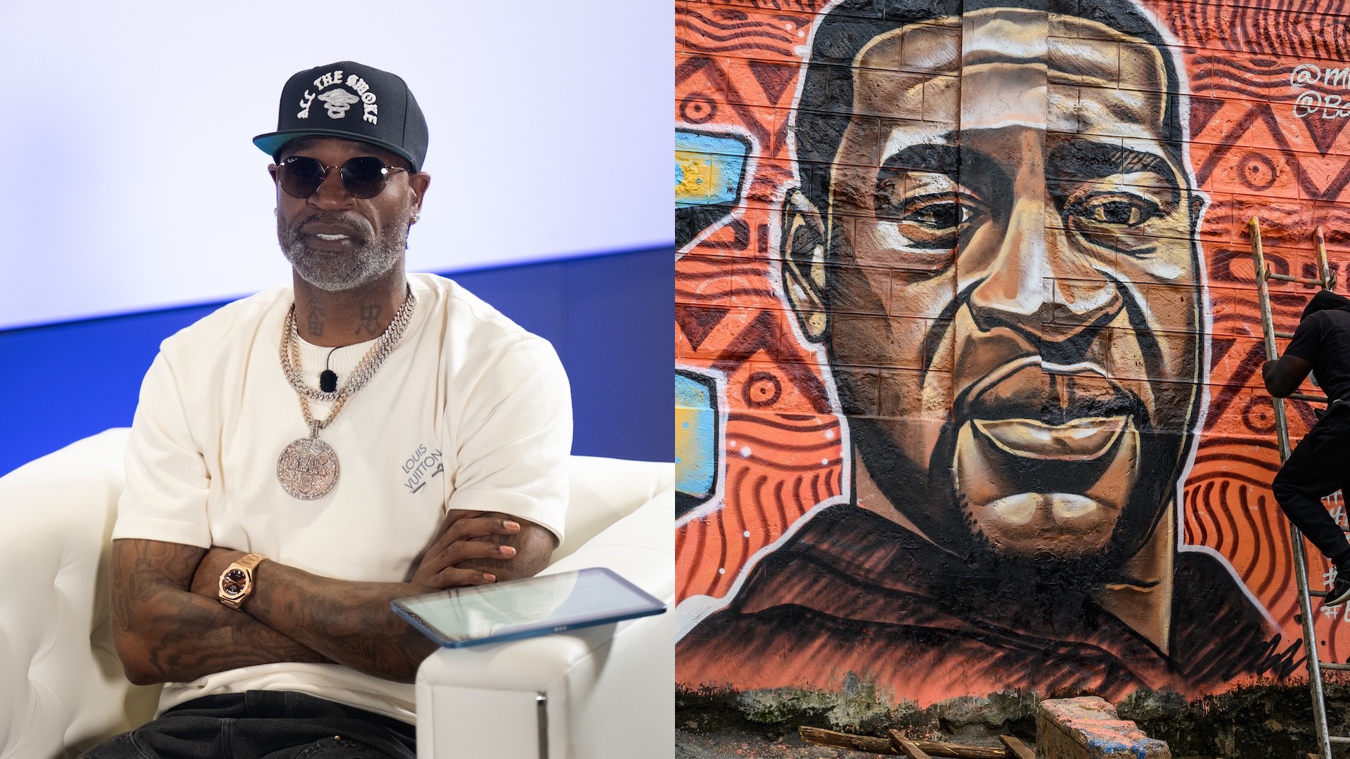 Stephen Jackson responds to joke about friend George Floyd at Kevin ...
