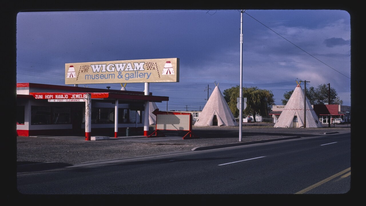 You can actually sleep inside a concrete teepee on Arizona’s Route 66