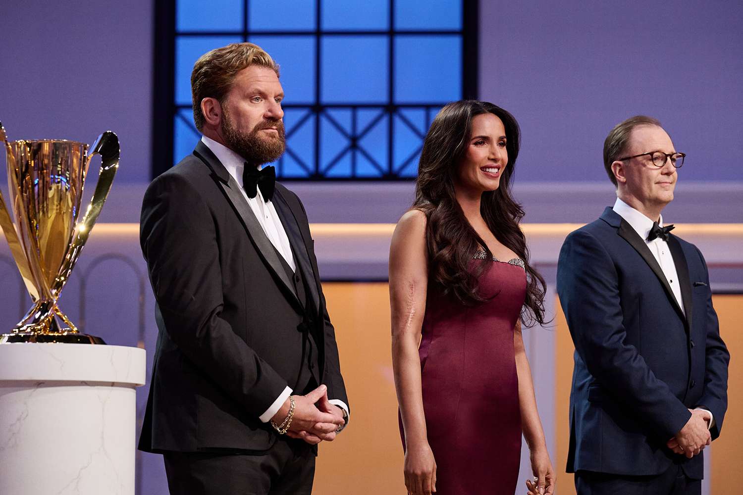 Padma Lakshmi reacts to the winner of “America's Culinary Cup”, who she ...