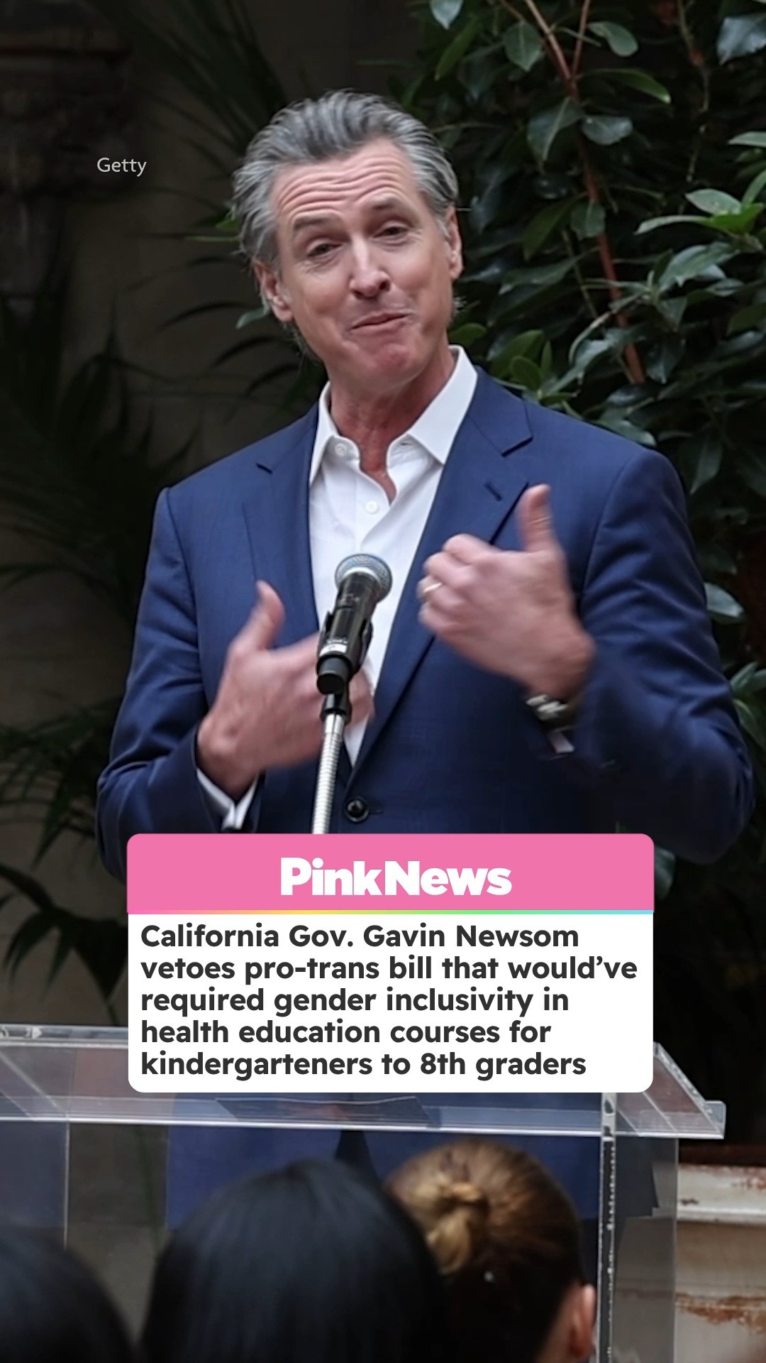Newsom vetoes LGBTQ+ inclusive gender education bill, citing need for ...