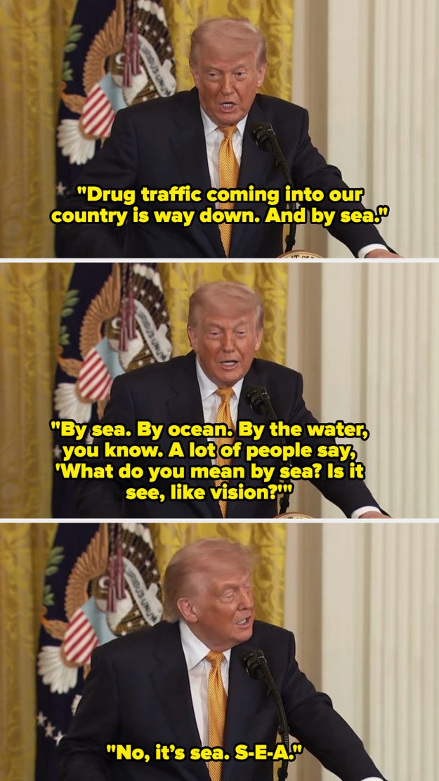 Take grandpa back to his room: People are mocking Trump after this speech