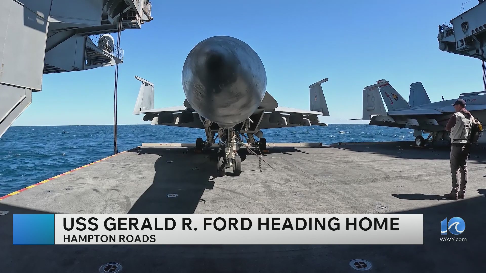 USS Gerald R Ford heading back to Norfolk