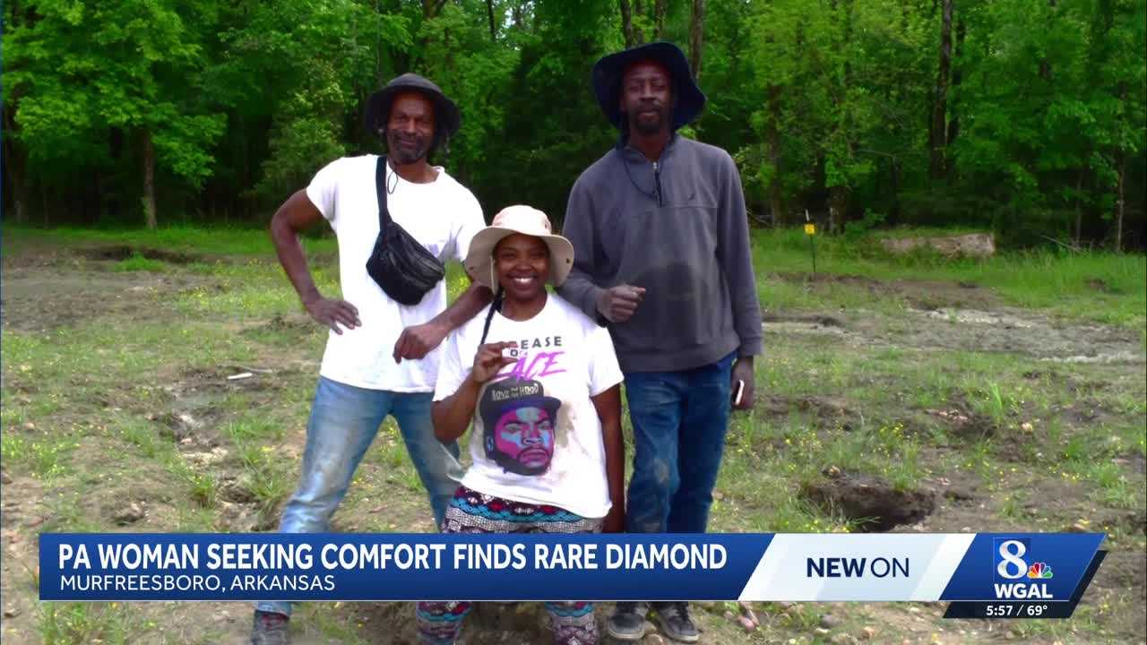 Grieving Pa. mother finds a 3.09-carat diamond at Crater of Diamonds ...