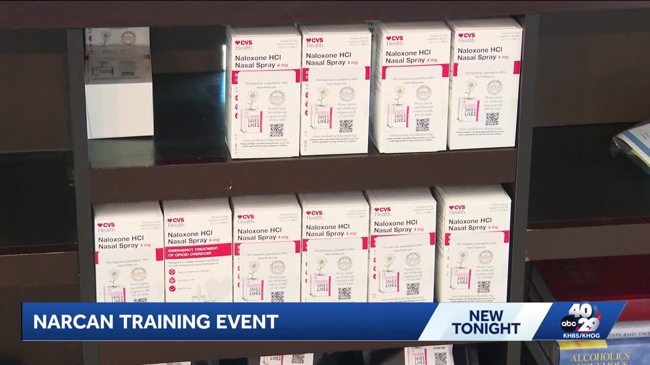 Free Narcan training available monthly in Northwest Arkansas