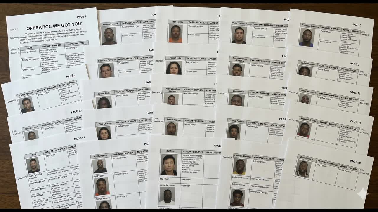 'We got you': Dallas police arrest 160+ violent criminals in joint ...