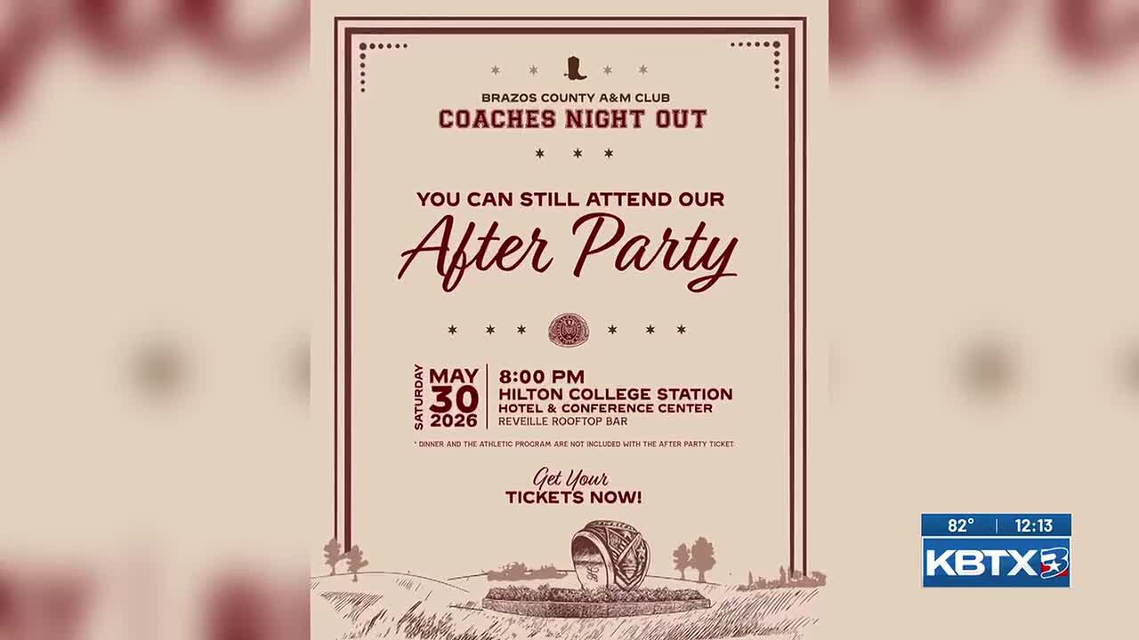Brazos County A&M Club coaches night after party still has tickets ...