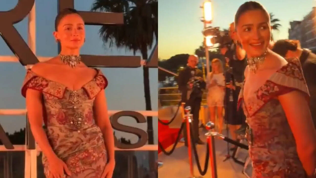 Alia Bhatt keeps dazzling at Cannes 2026, attends dinner event in a ...