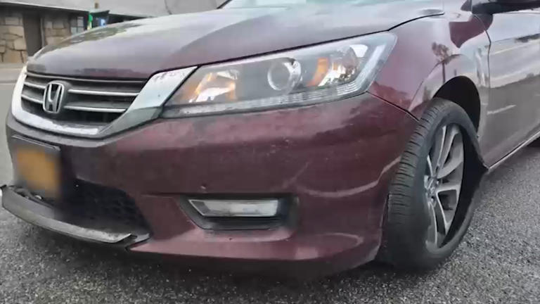 Debris falls onto car near George Washington Bridge; 1 hurt in ...