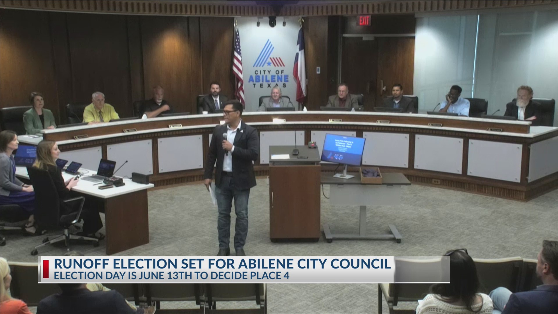 Abilene City Council canvasses election results, sets runoff