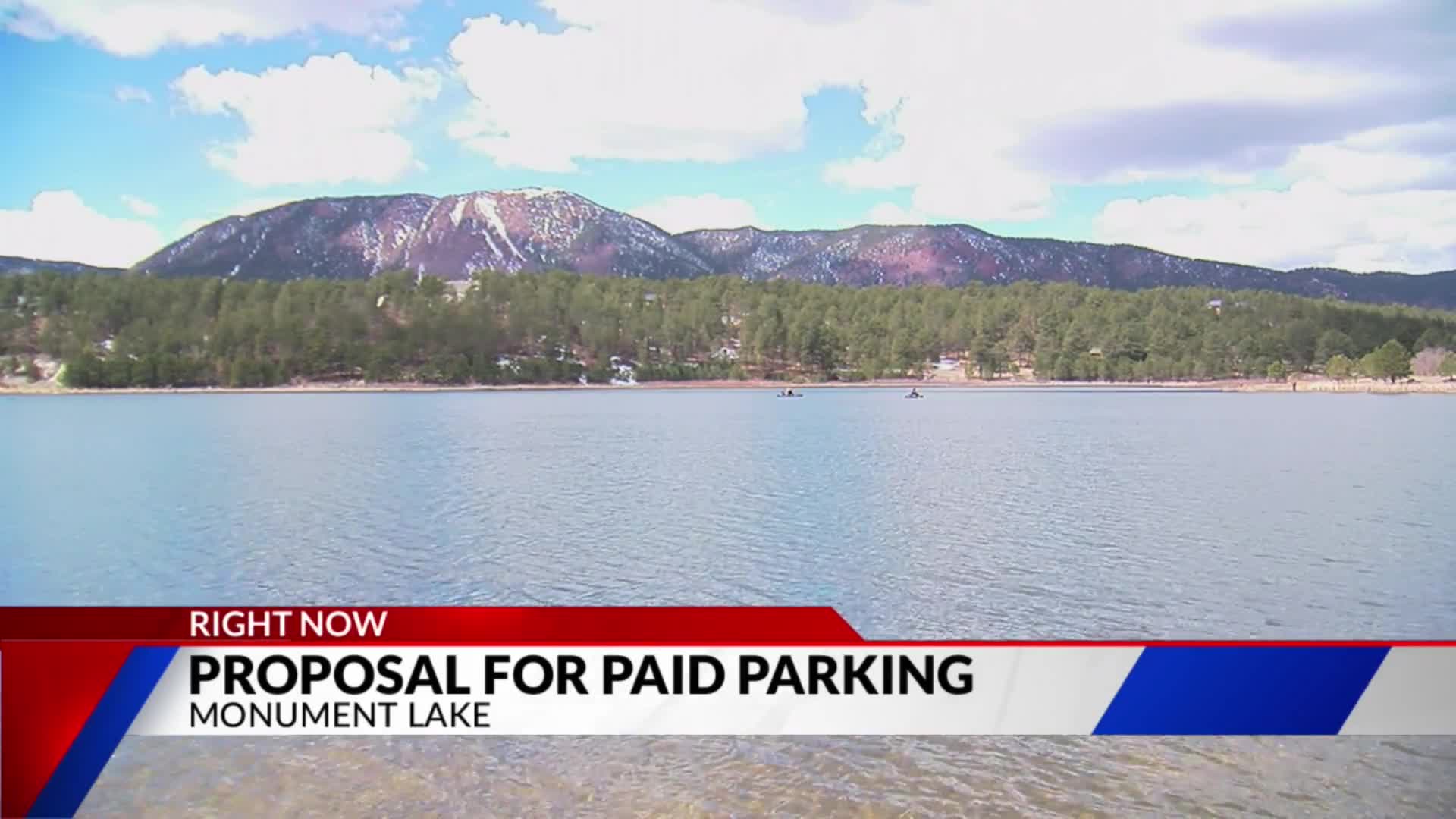 Parking fees being considered for Monument Lake