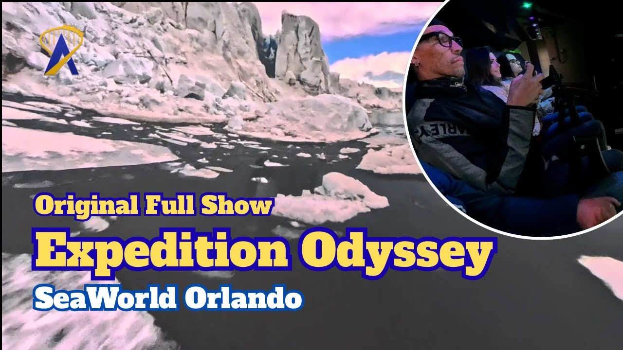 Expedition Odyssey full original ride from SeaWorld Orlando - Flying ...