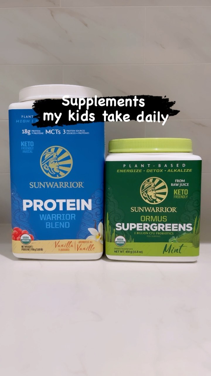 I give these supplements to my 4 kids daily