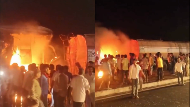 4 dead, 10 injured after bus-tanker collision triggers massive fire on ...
