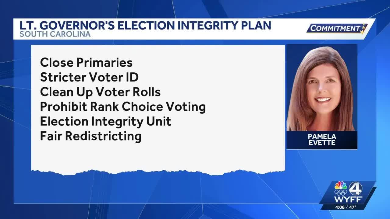 Lt. Governor Evette's election integrity plan