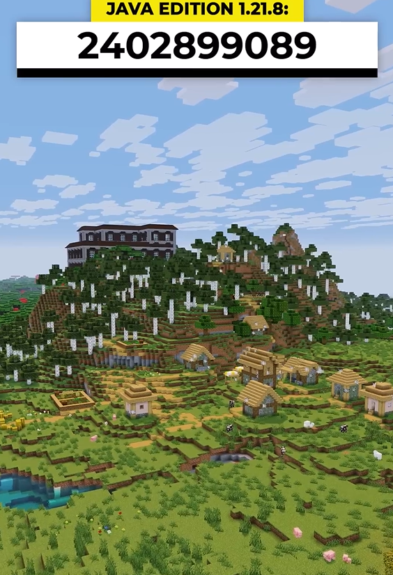 Minecraft Abandoned Mansion Village Seed Hidden Mansion Near Village ...